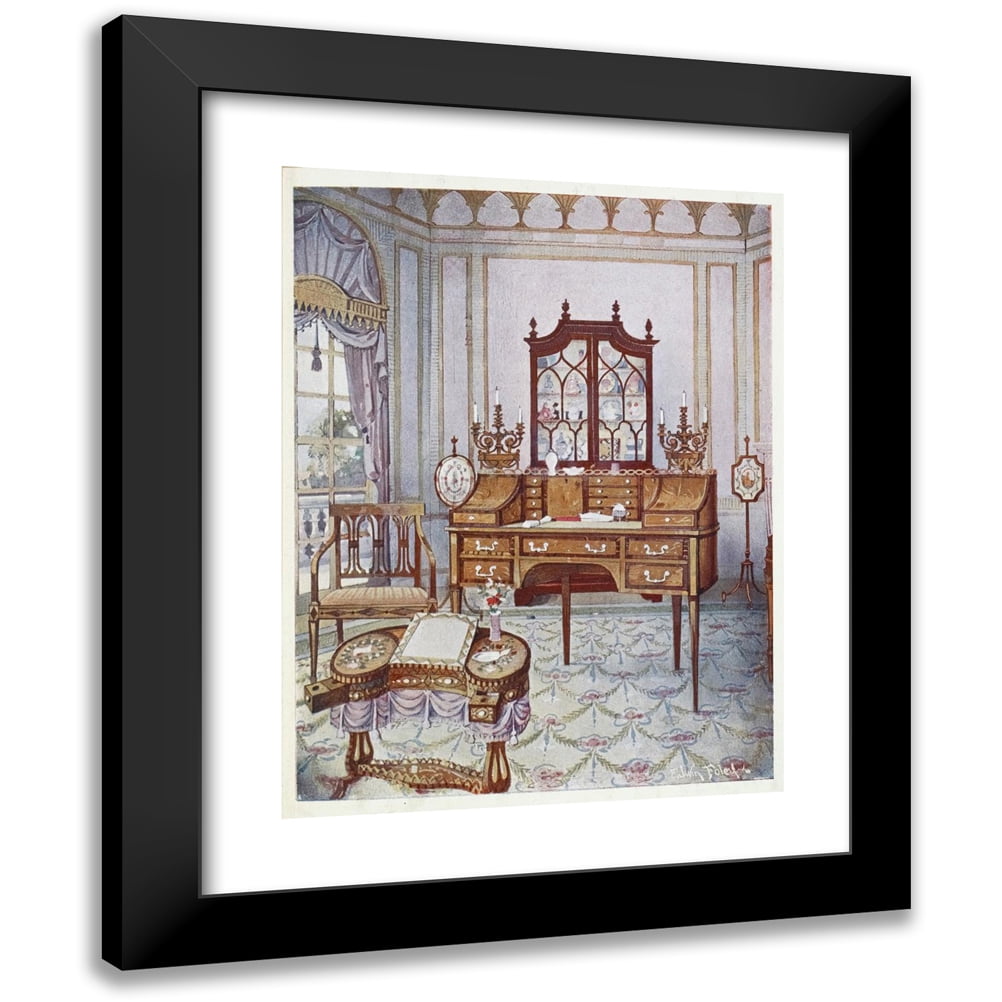 Edwin Foley 12x14 Black Modern Framed Museum Art Print Titled - Inlaid ...