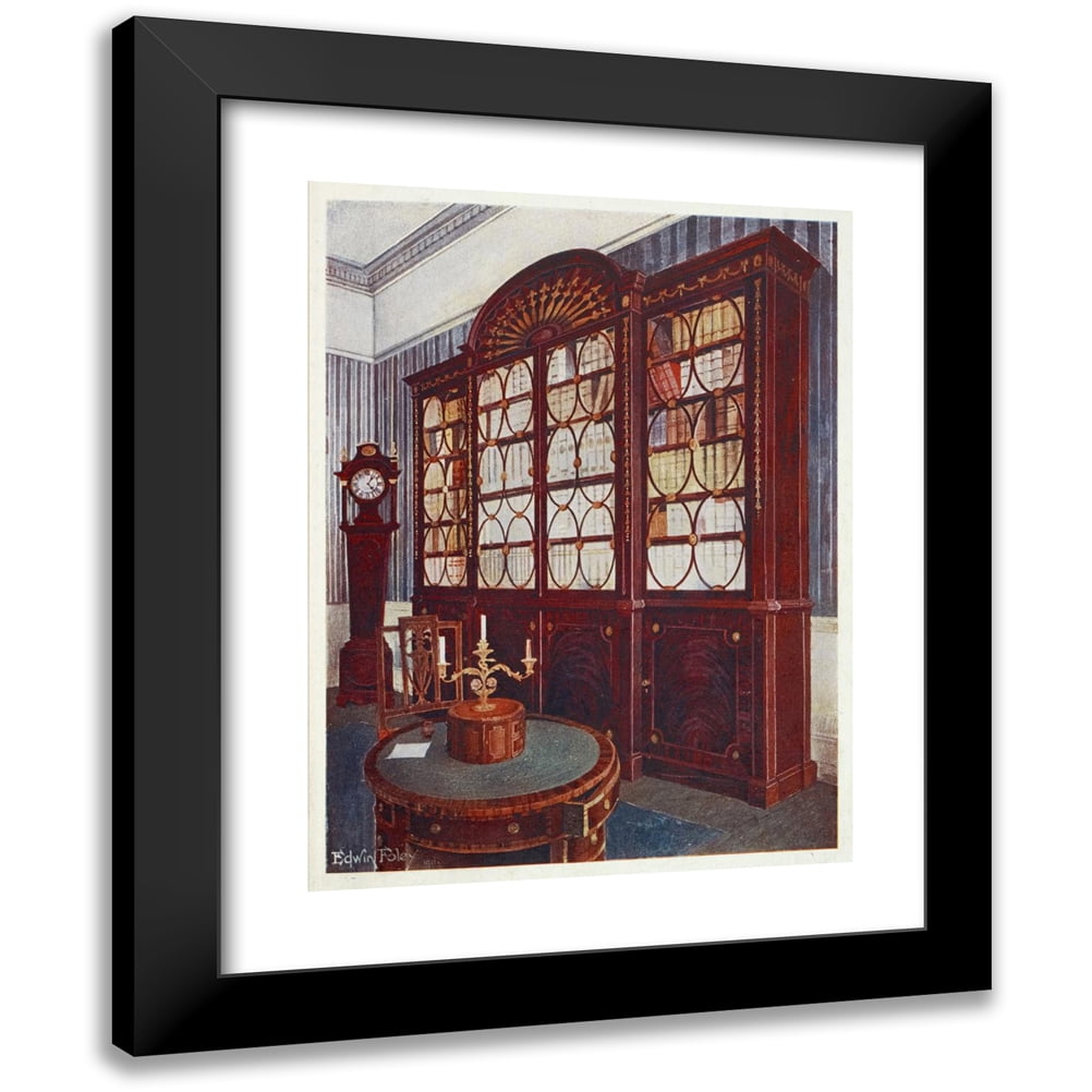 Edwin Foley 19x24 Black Modern Framed Museum Art Print Titled - Inlaid ...