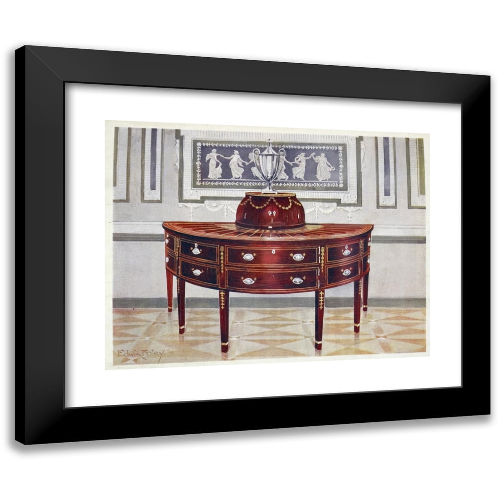 Edwin Foley 24x19 Black Modern Framed Museum Art Print Titled - Semi ...