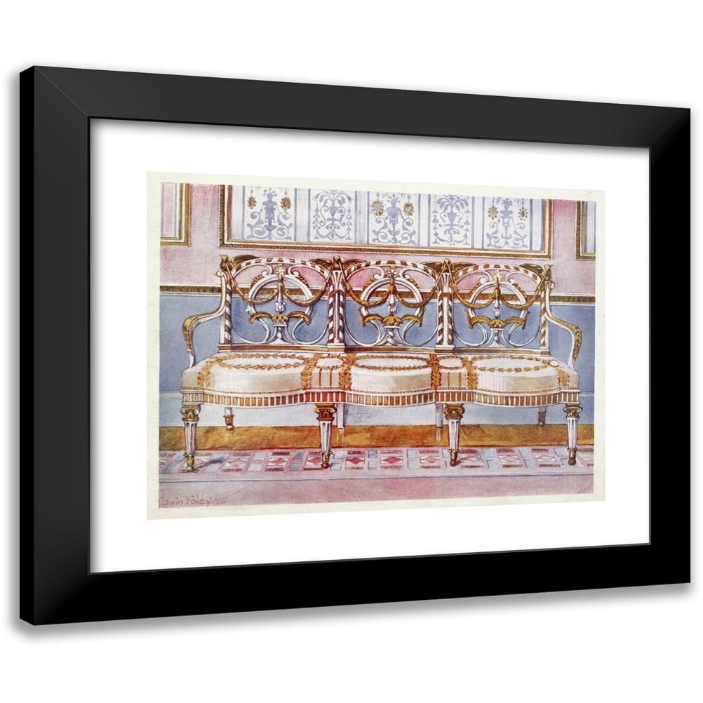 Edwin Foley 24x19 Black Modern Framed Museum Art Print Titled - White ...