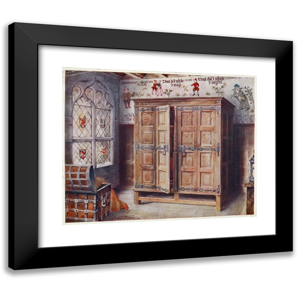 Edwin Foley 24x20 Black Modern Framed Museum Art Print Titled - Oak ...