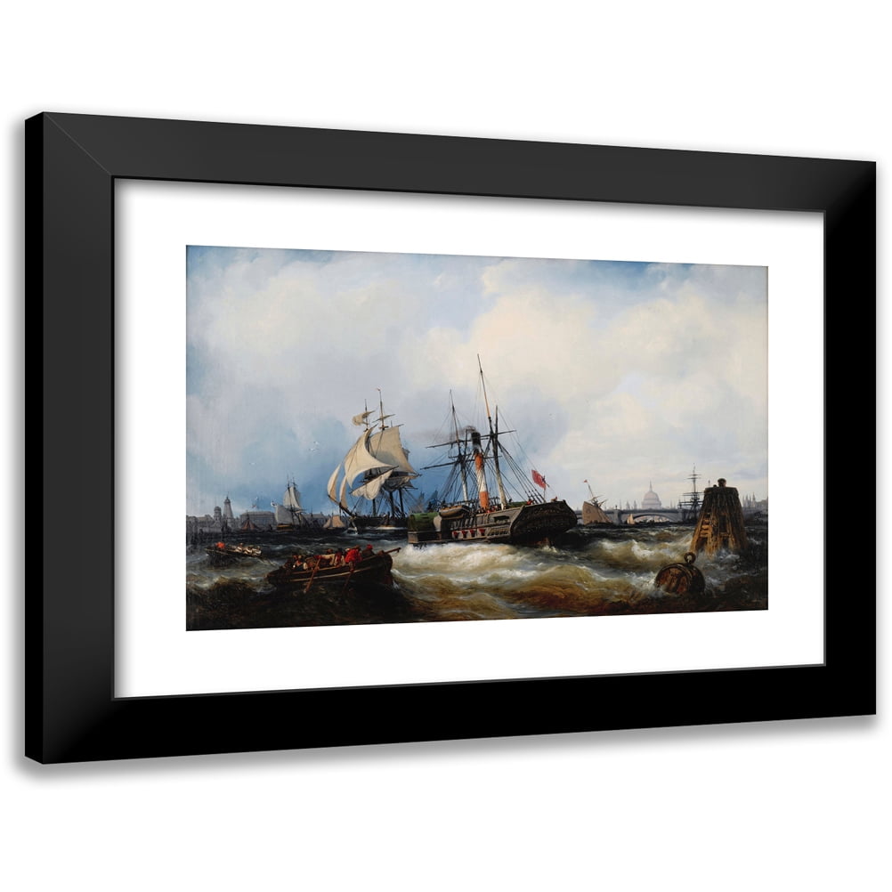 Edwin Hayes 18x13 Black Modern Framed Museum Art Print Titled - A ...