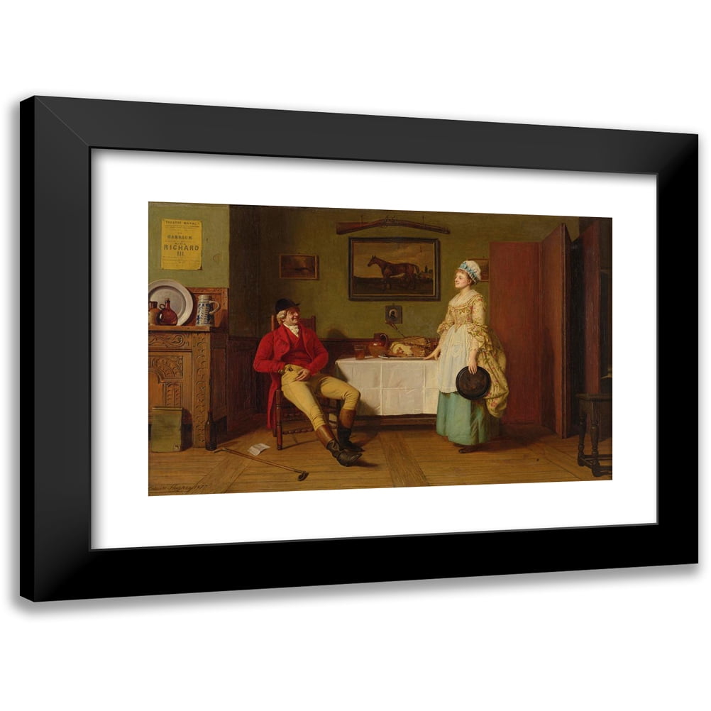 Edwin Hughes 14x11 Black Modern Framed Museum Art Print Titled - Roast ...
