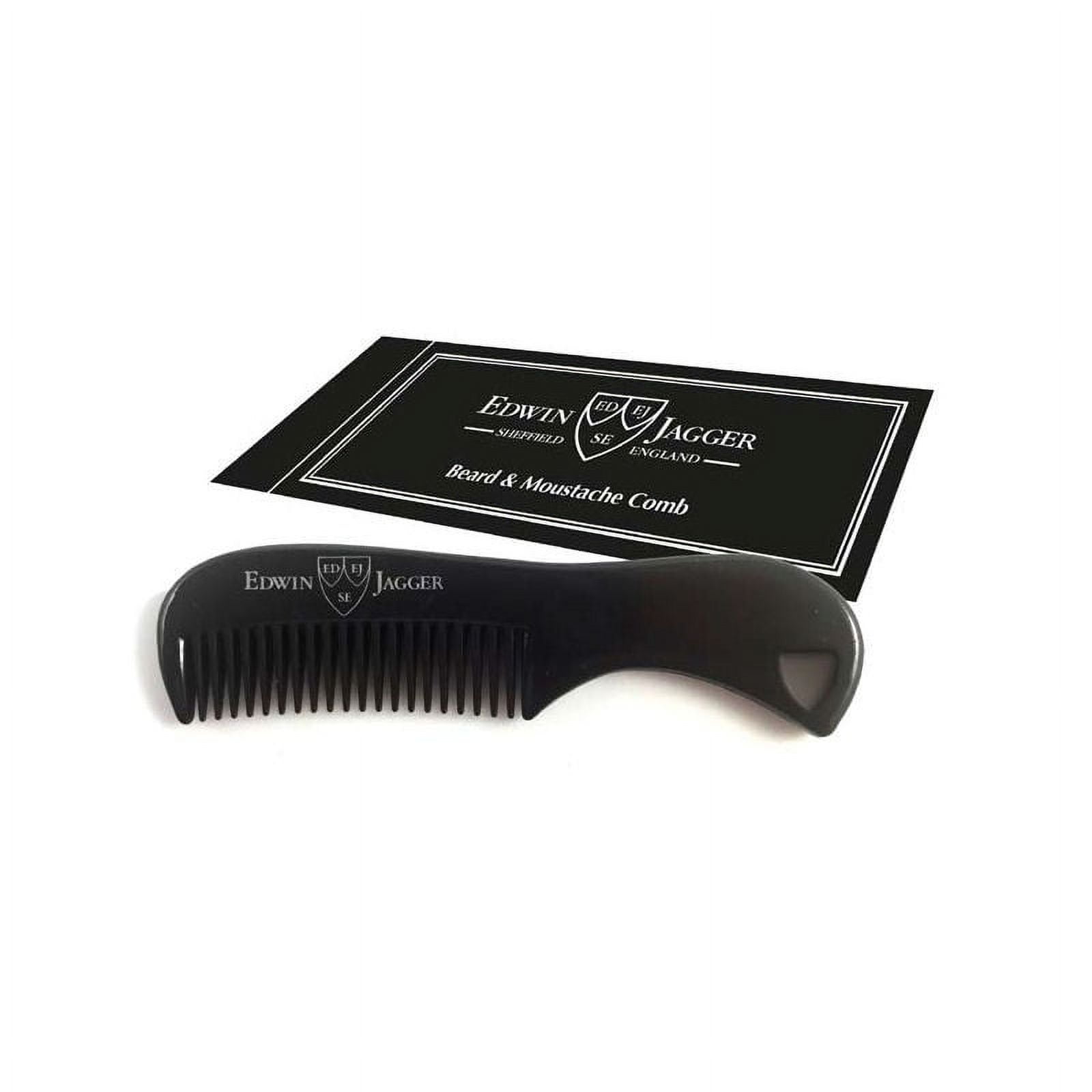 Edwin Jagger Beard and Mustache Comb Black - Walmart.com