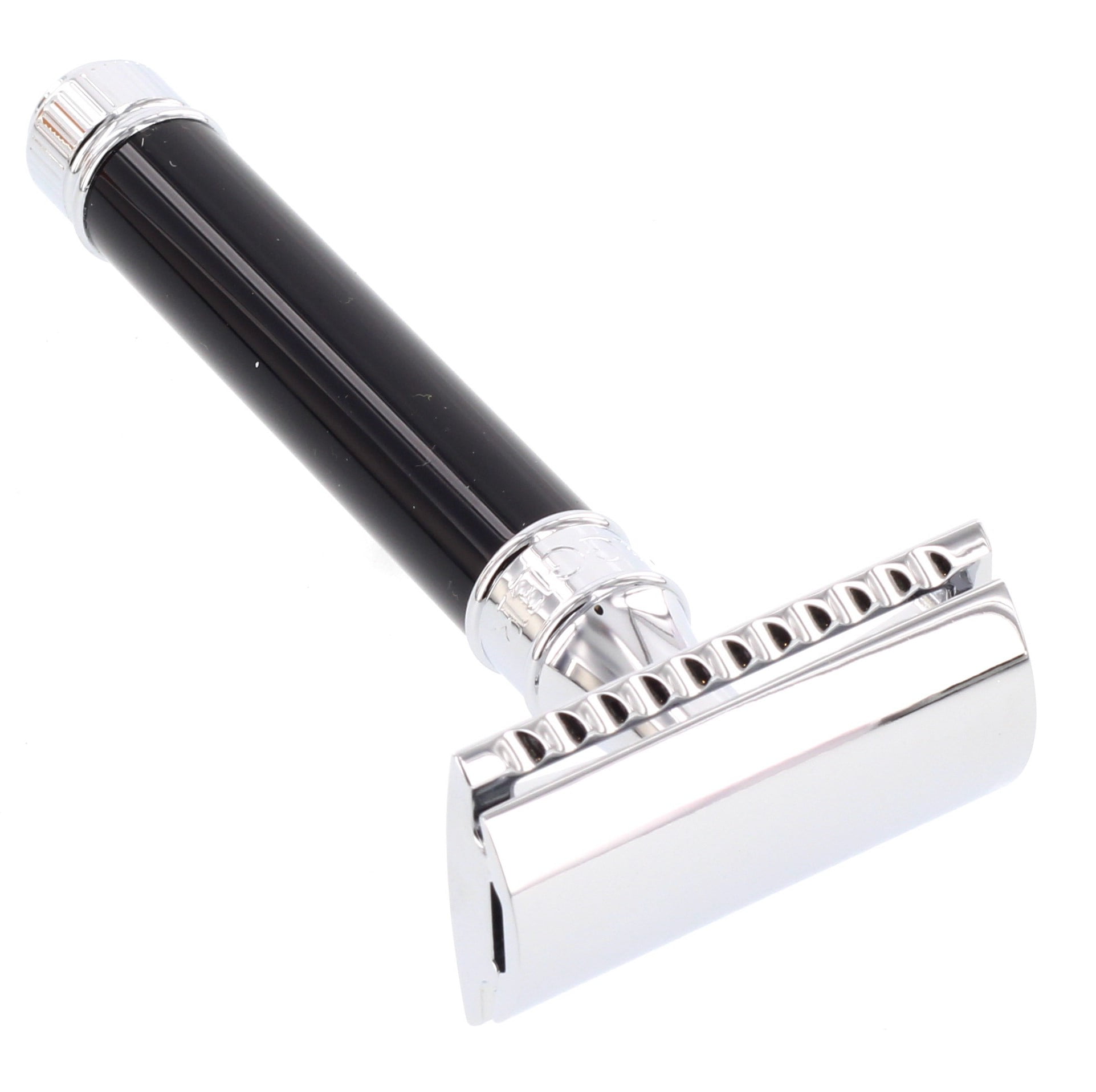 Edwin Jagger DE86 Double Edge Safety Razor, Black - Walmart.com