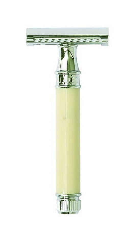 Edwin Jagger DE87 Double Edge Safety Razor, Imitation Ivory - Walmart.com
