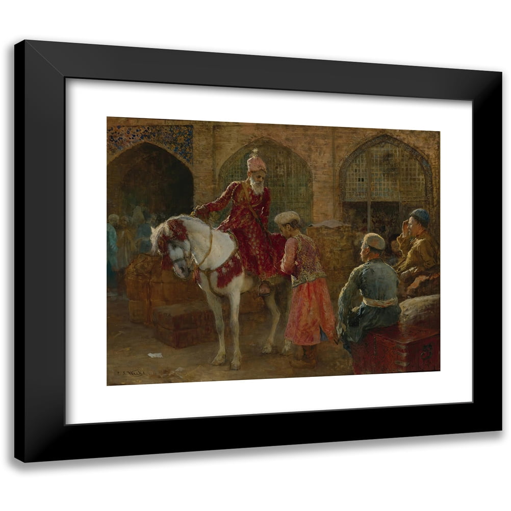 Edwin Lord Weeks 18x15 Black Modern Framed Museum Art Print Titled ...