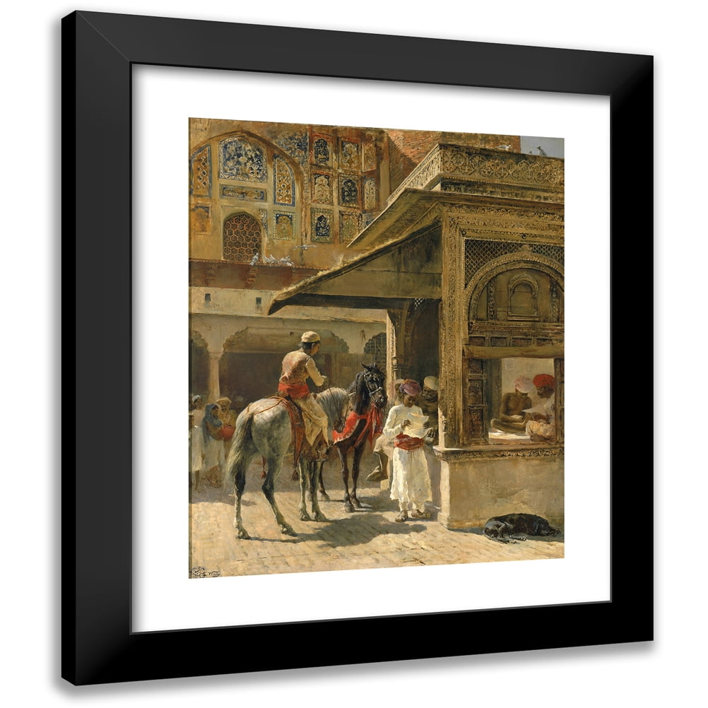 Edwin Lord Weeks 20x24 Black Modern Framed Museum Art Print Titled ...