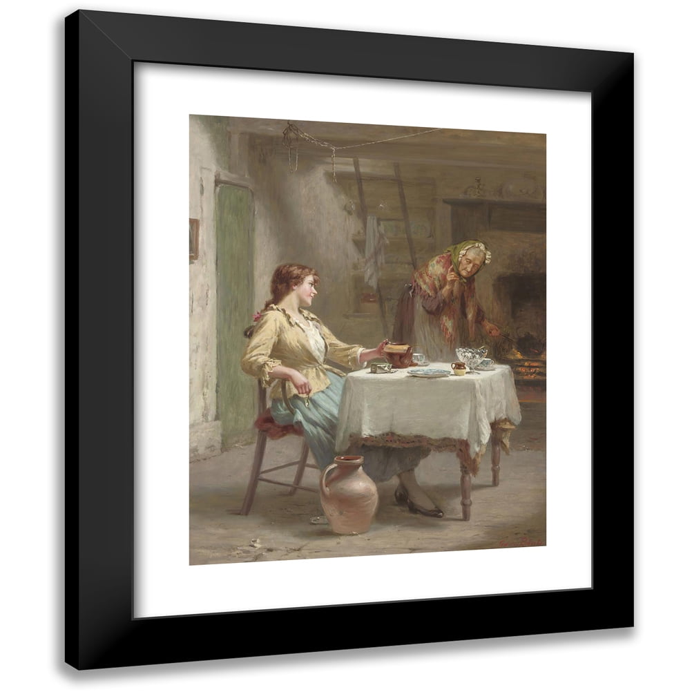 Edwin Thomas Roberts 15x18 Black Modern Framed Museum Art Print Titled ...