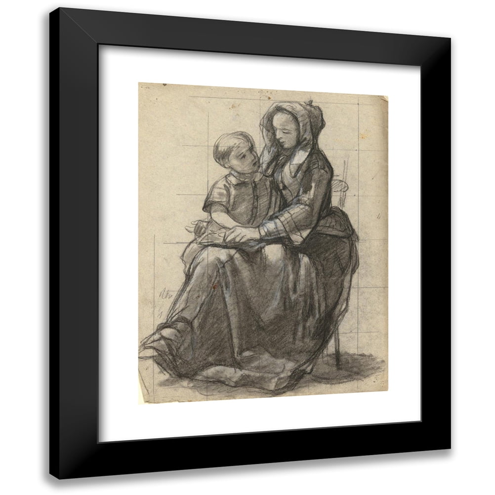 Edwin White 15x18 Black Modern Framed Museum Art Print Titled - Mother ...