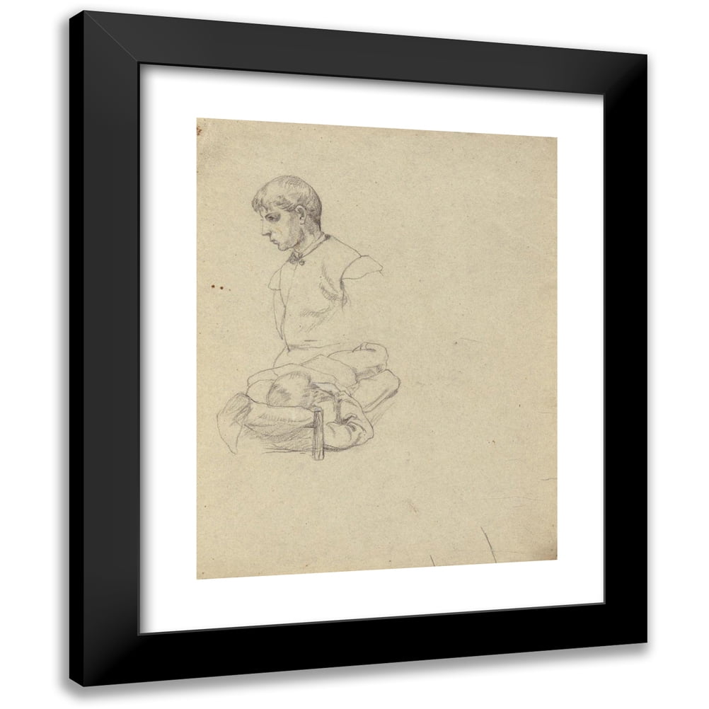 Edwin White 15x18 Black Modern Framed Museum Art Print Titled - Two ...