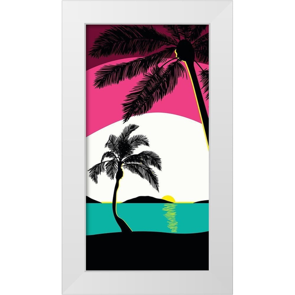 Edwins, Hugo 14x24 White Modern Wood Framed Museum Art Print Titled ...