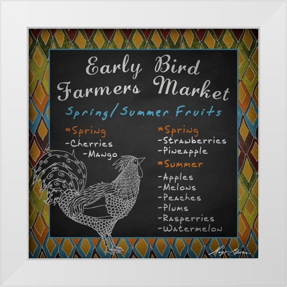 Edwins, Hugo 26x26 White Modern Wood Framed Museum Art Print Titled ...