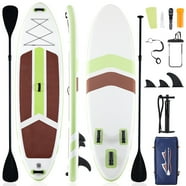 PROMARINE 10' Wide Inflatable SUP with Adjustable Paddle, Carry Bag ...