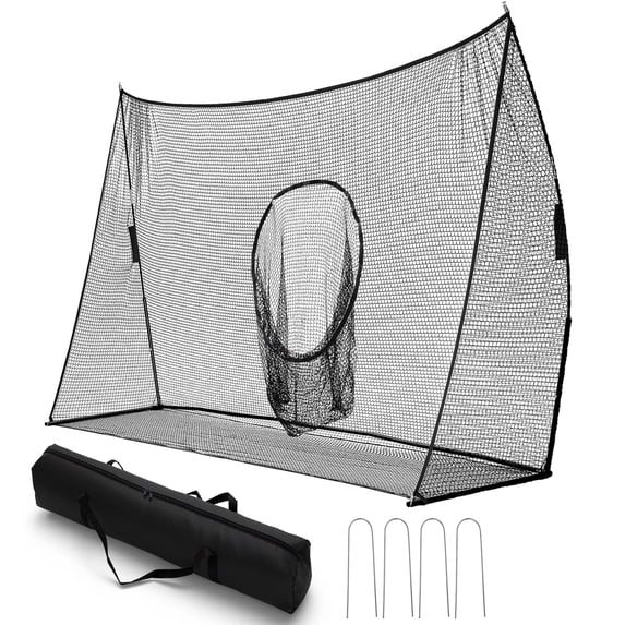 EDX Golf Practice Net with Target Holes, 10x7 FT & 7x7 FT Choice ...