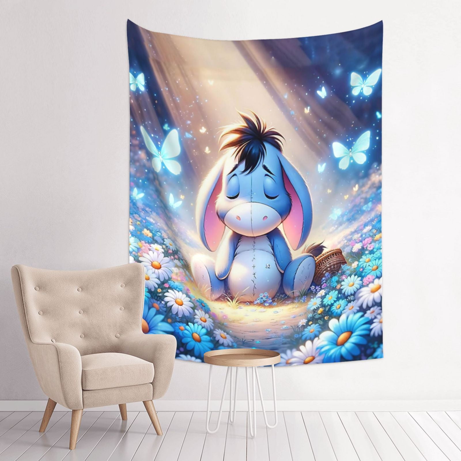 Ee-Yore Tapestry Anime Poster Large Background Wall Art Bedroom Wall ...
