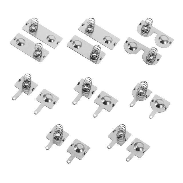 Eease 1 Set Battery Springs Metal Battery Contact Plate Replacement ...