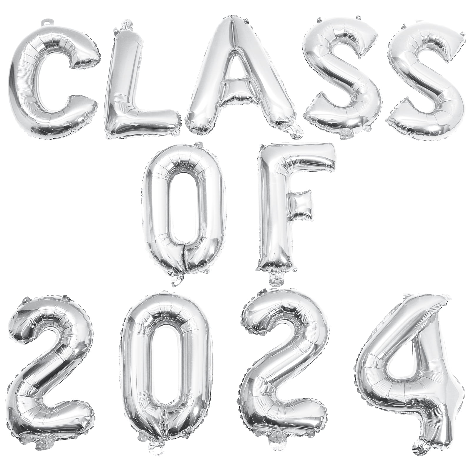 Eease 1 Set of Class of 2024 Balloon Graduation Themed Balloon Party ...