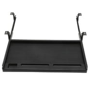 VIVO Height Adjustable Clamp-on Computer Keyboard Tray with Storage ...