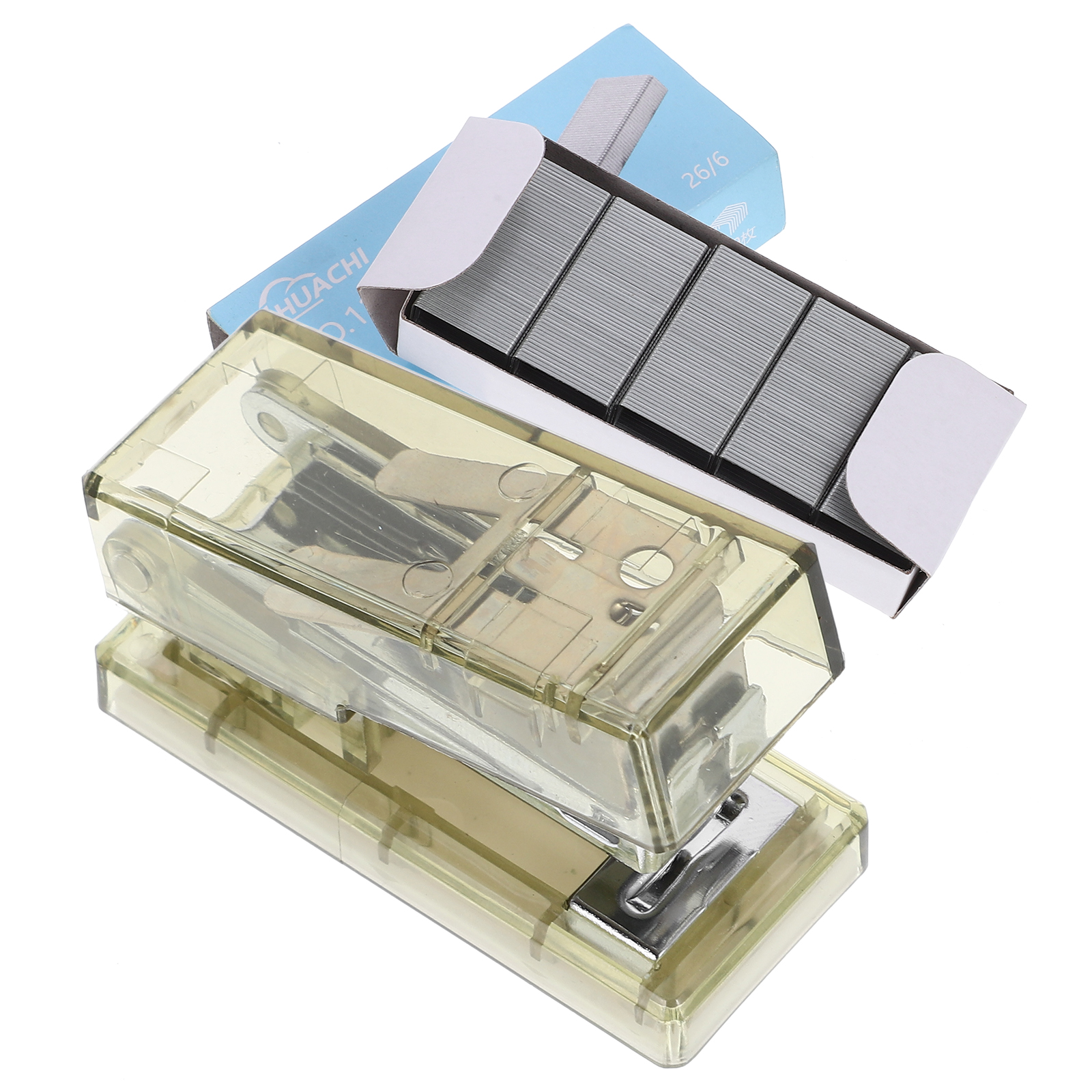 Eease 1 Set of Plastic Clear Stapler Fashion Stapler Portable Hand ...