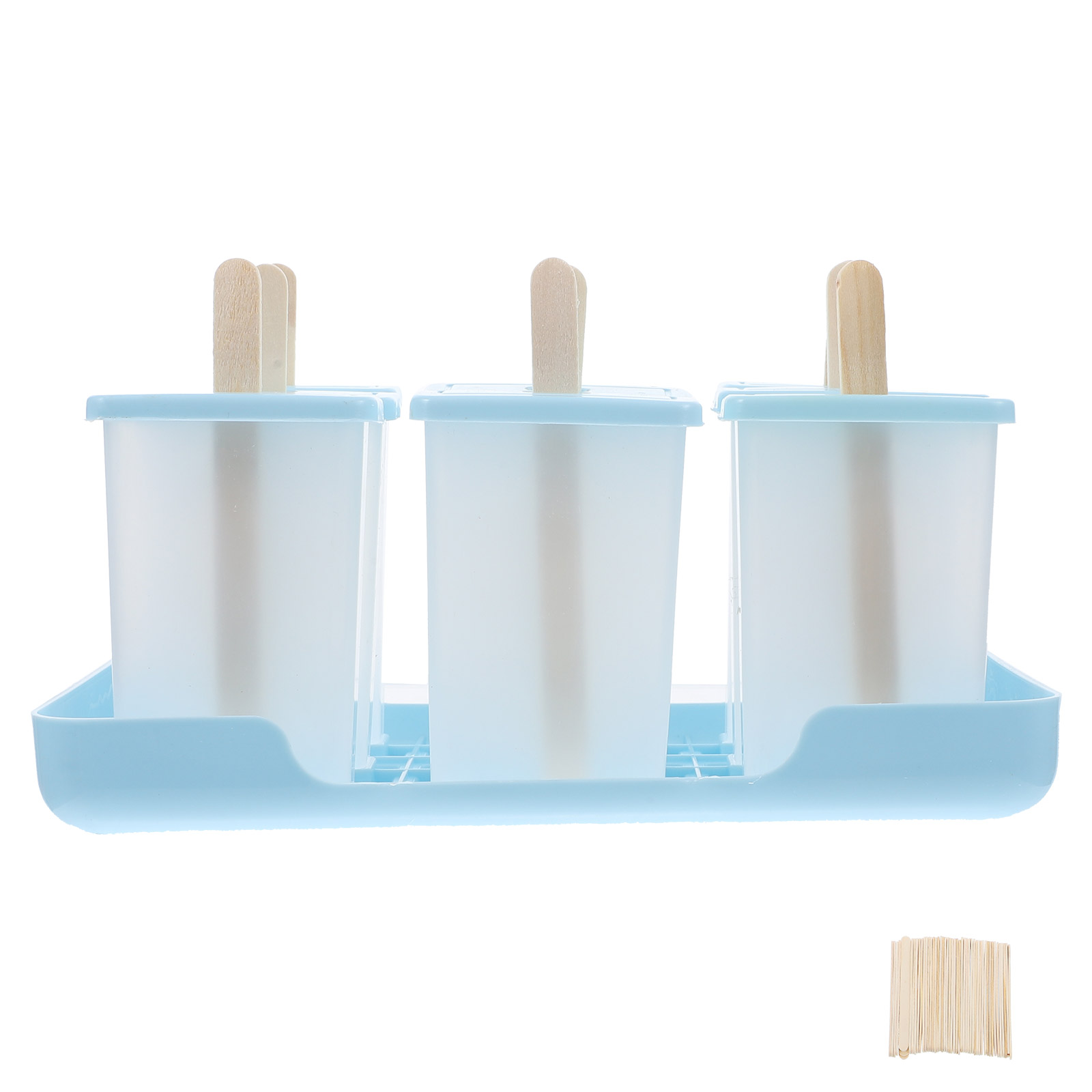 Eease 1 set of DIY Popsicles Mold Kitchen Reusable Ice Cream Mould ...