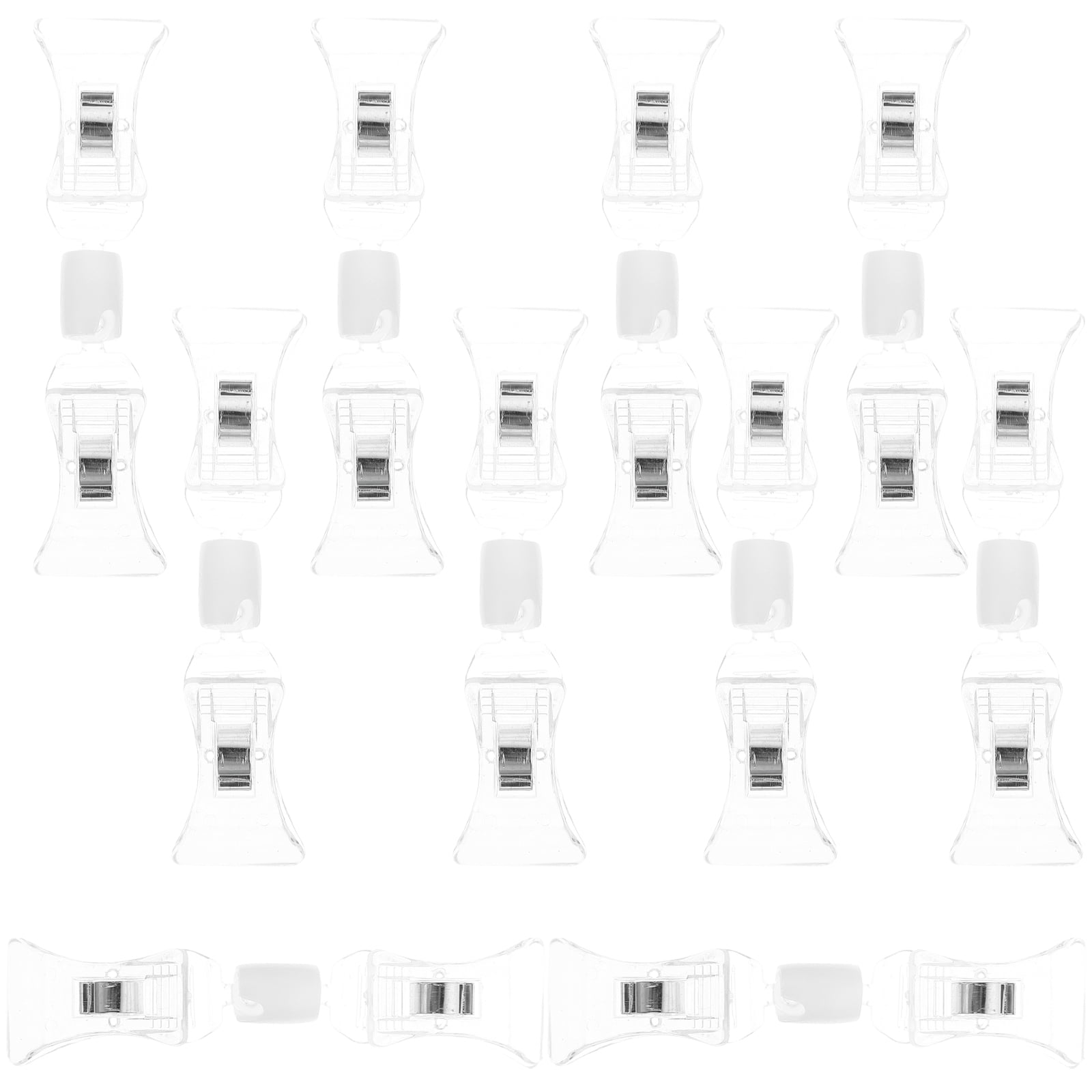 Eease 10 Clear Double-Sided Retail Sign Clips for Price Tags & Business ...