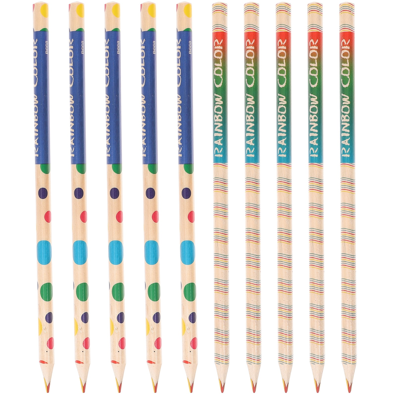 Eease 10 Colorful Wooden Graffiti Colored Pencils for Artists - Walmart.com