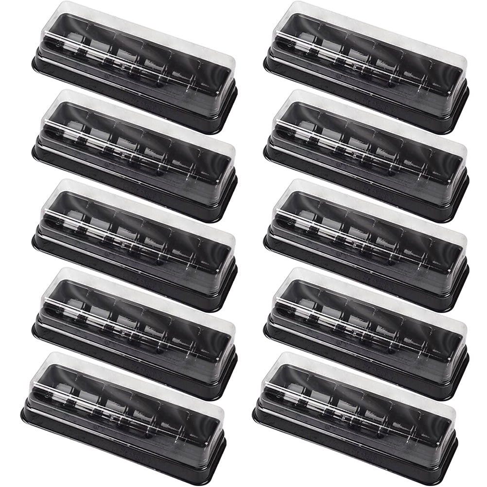 Eease 10 Pack Macaron Boxes with Clear Lids for Wedding Favors and ...