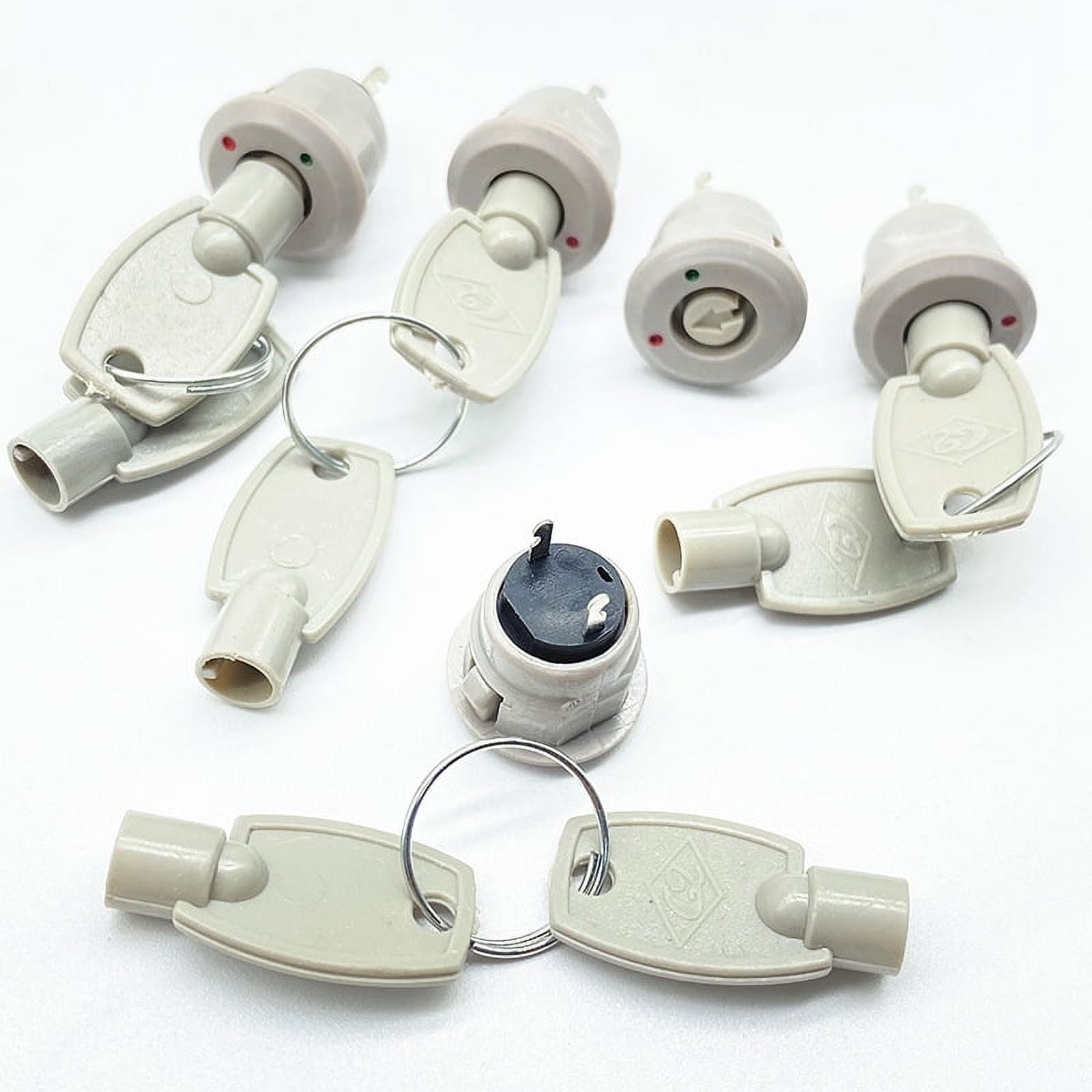 Eease 10 Sets Key Switch For Telephone Key Switch For Electronic Lock ...
