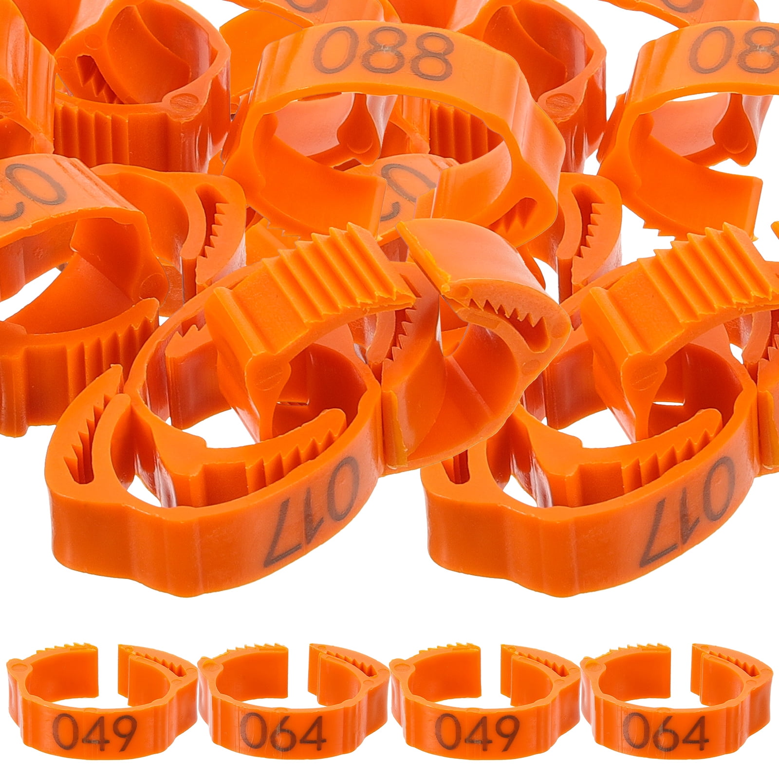 Eease 100 Leg Rings for Poultry & Gamefowl - Walmart.com