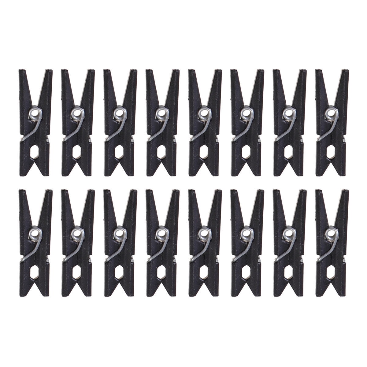 Eease 100Pcs Black Plastic Clothes Line Clips for Home Office - Walmart.com