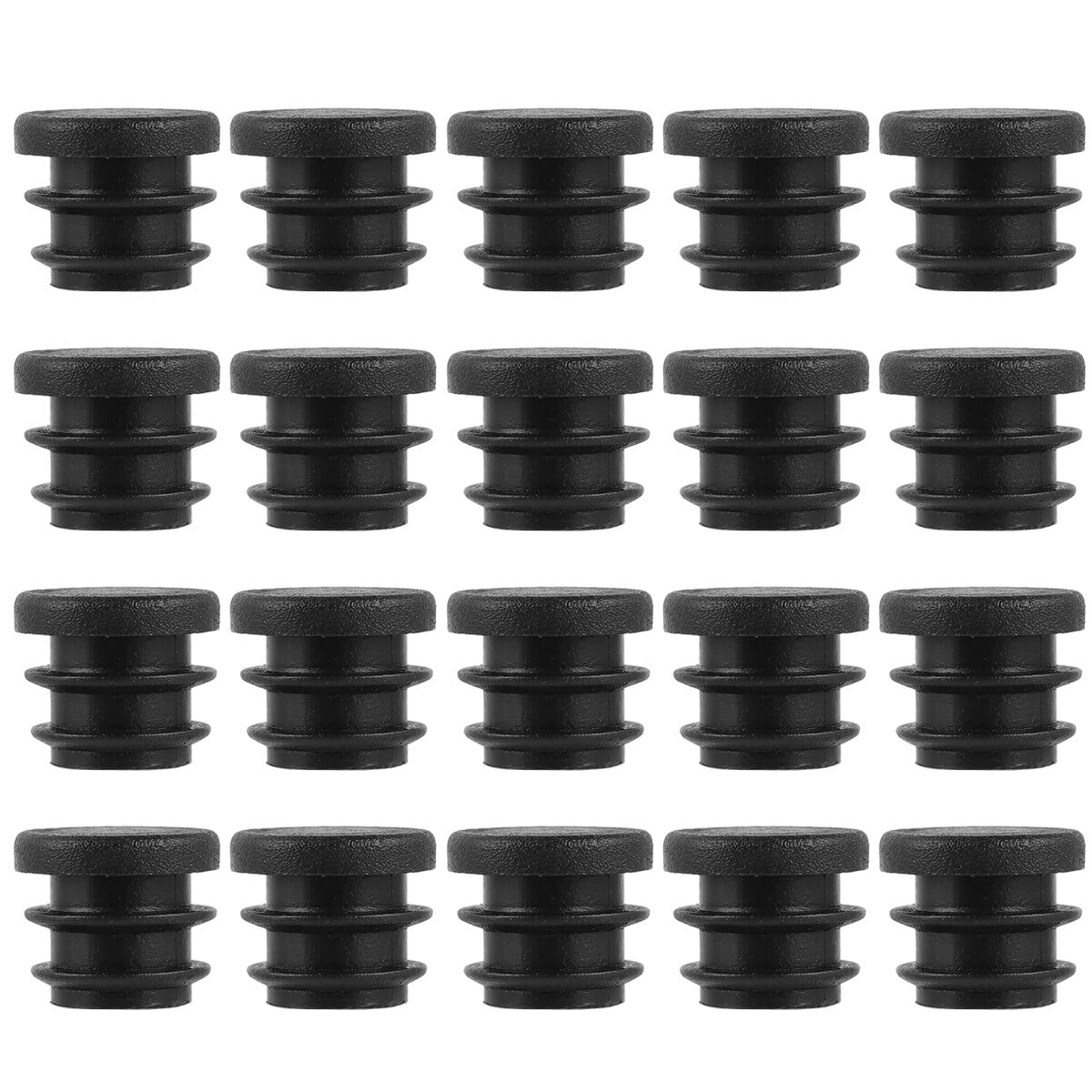 Eease 100pcs Plastic Chair Leg Caps Furniture Feet Covers for Home ...