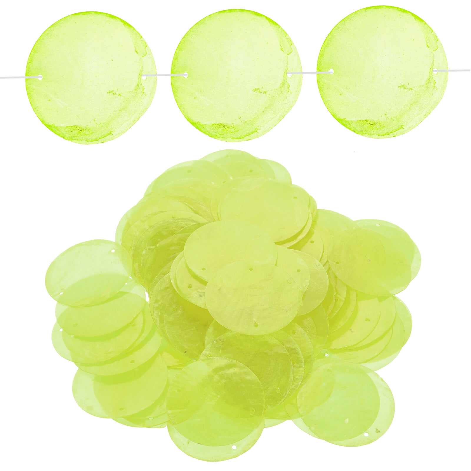 Eease 100pcs Round Capiz Sea Shells Decoration for Crafts and Jewelry ...