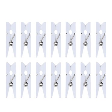 100 Pack Large Wooden Clothespins, Clothes Line Clips for Laundry ...