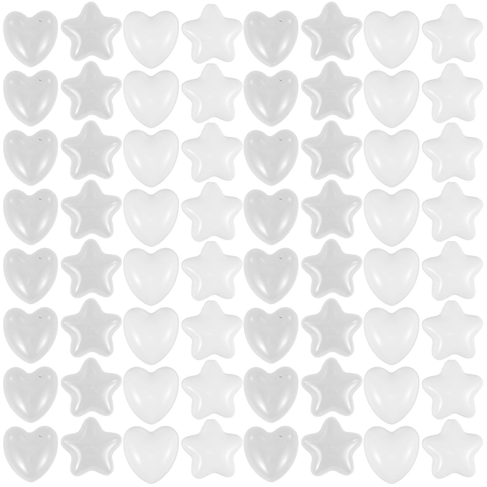 Eease 100pcs Star and Heart Shaped Ocean Balls Crush Proof Balls ...