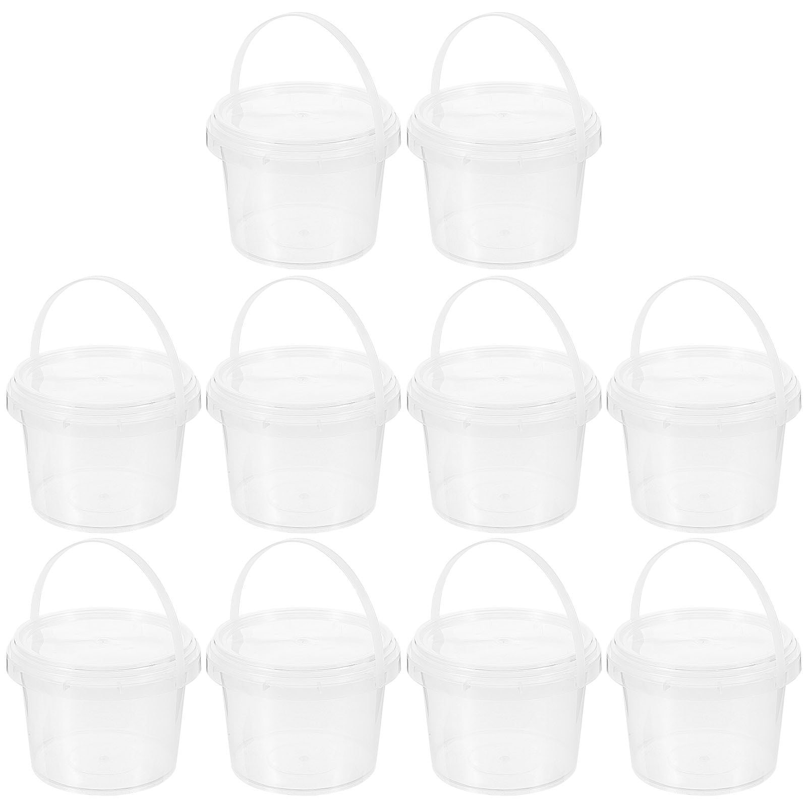 Eease 10Pcs Dustproof Moisture-proof Storage Bucket Food Storage Bucket ...