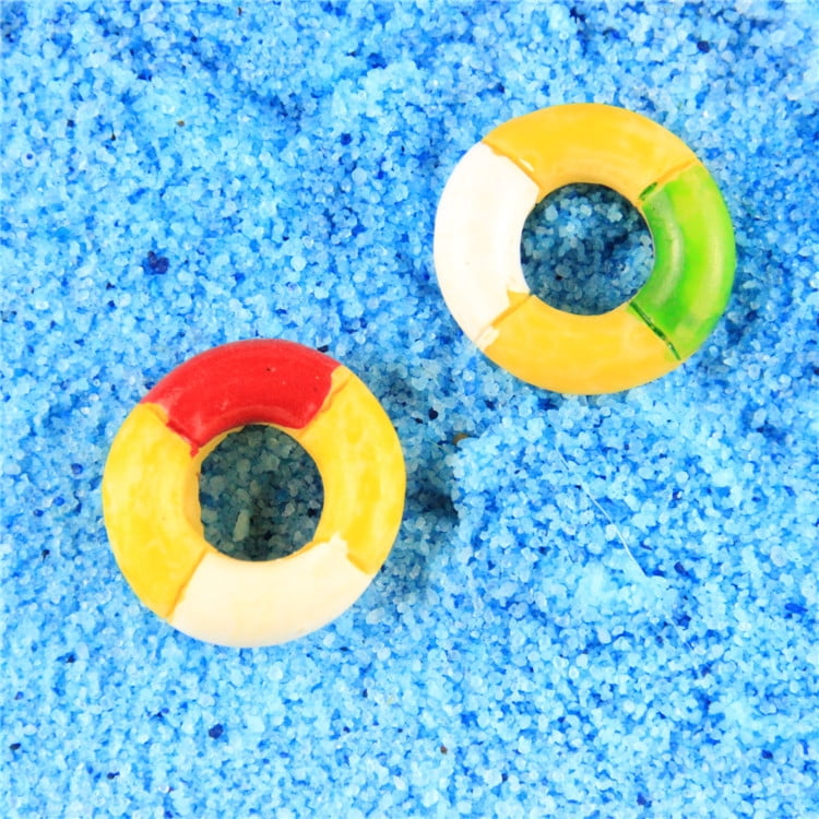 Eease 10Pcs Mini Swim Rings Props Mini House Swimming Ring Photo Props ...