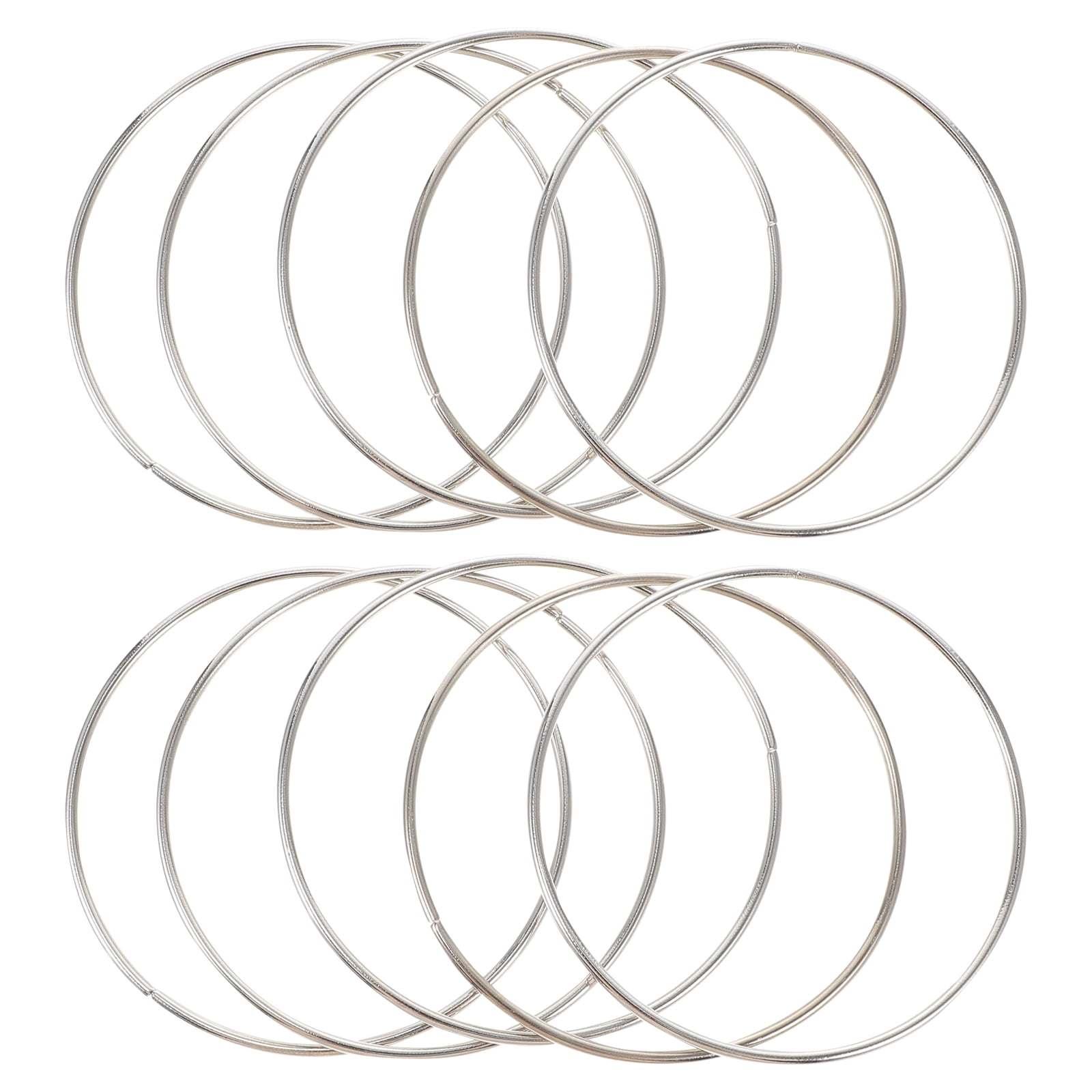 Eease 10pcs 4 Inch Silver Metal Rings for DIY Dream Catchers - Walmart.com