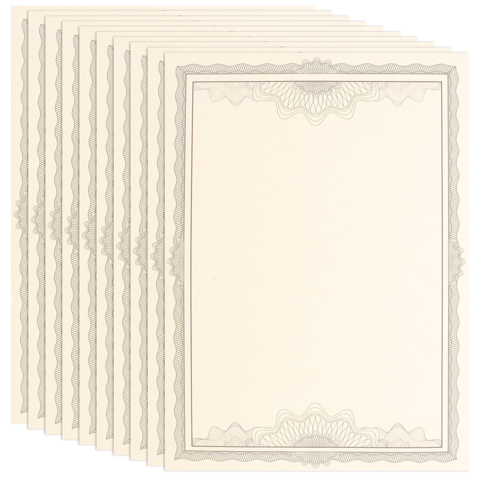 Eease 10pcs A4 Blank Certificate Paper for Awards & Diplomas - Walmart.com
