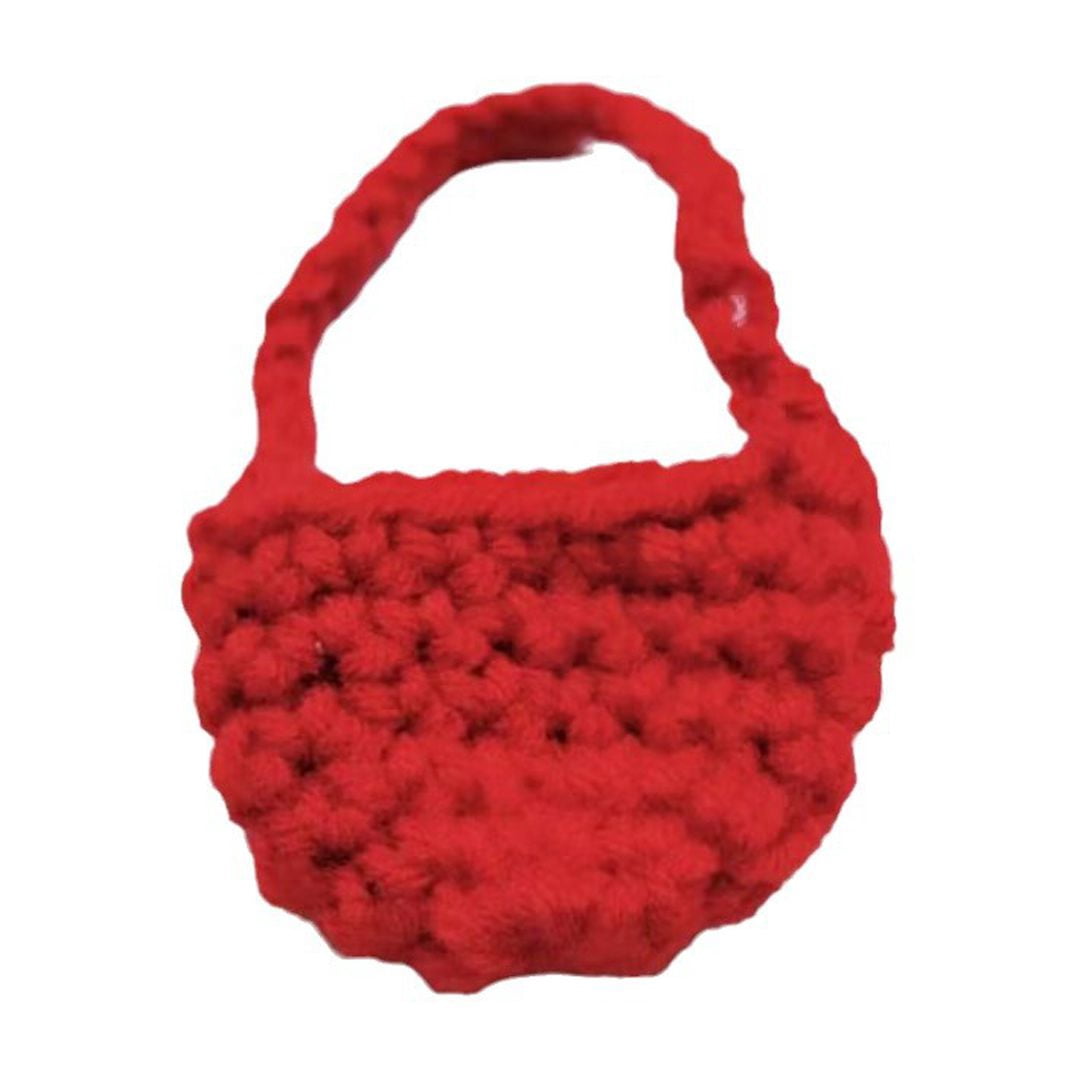 Eease 10pcs Doll Knitted Bag Mini Bags Miniature Knitting Bags Adorable ...