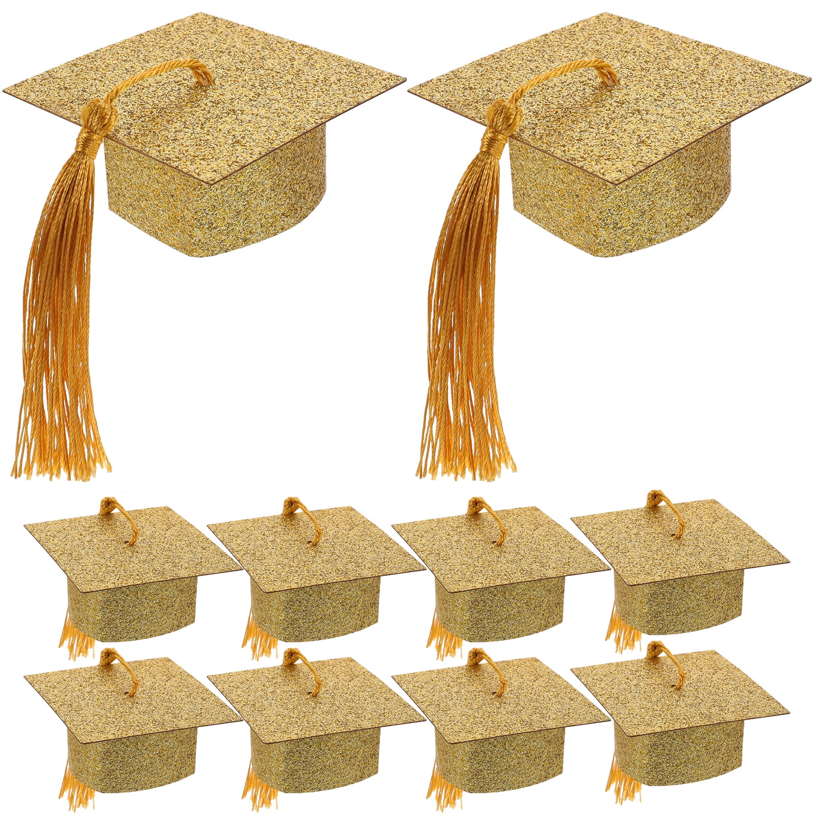 HEMOTON 10pcs Graduation Goblet Lid Wine Glass Lid Graduation Cap ...