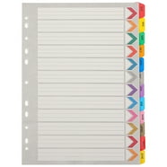 Cardinal Expanding Pocket Poly Divider, 5 Colored Tabs, Holds 100 ...