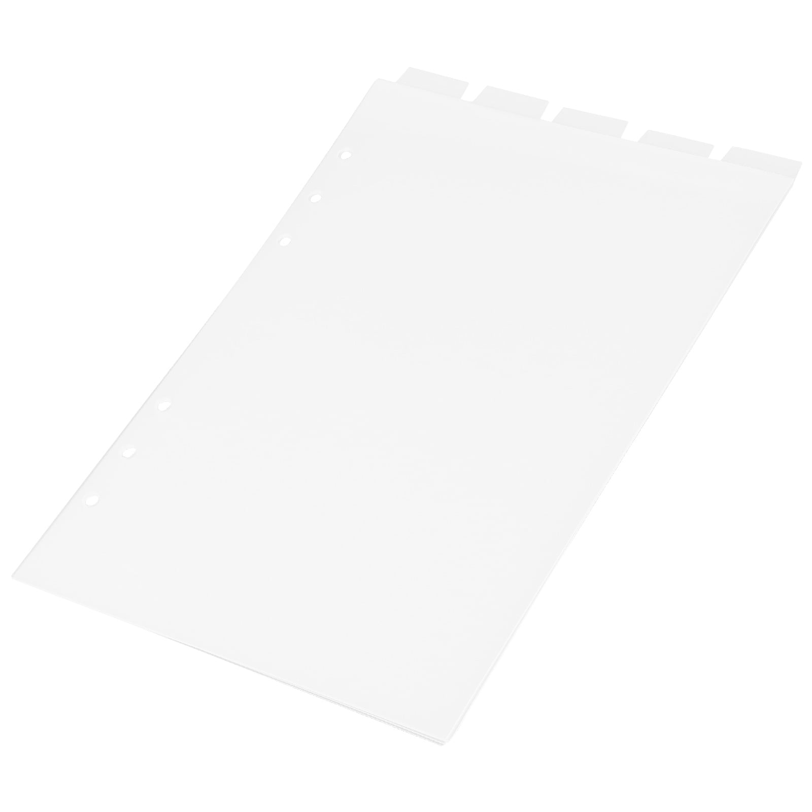 Eease 12 Pcs Clear Binder Dividers Detachable Notebook Dividers PVC ...