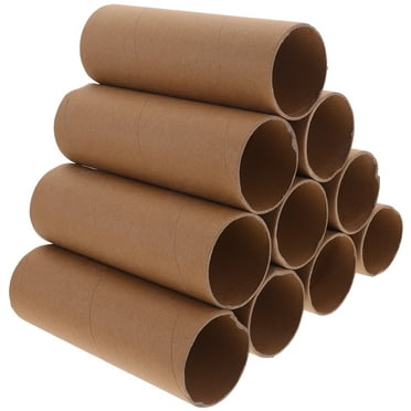 Sturdy Brown Cardboard Tubes for DIY Arts, Crafts & Projects (1.6 x 3. ...