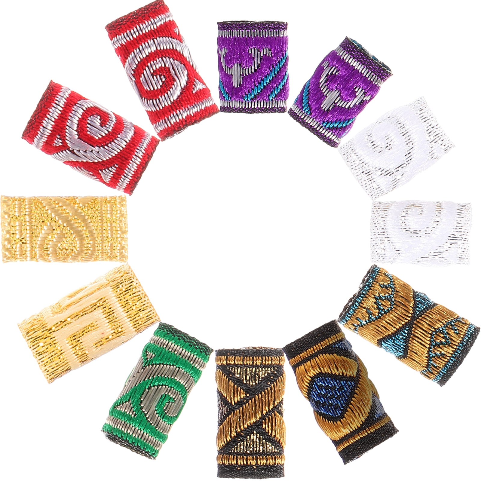 TAILTOSS Dreadlock Accessories Cloth Sisters Wedding Dreadlocks Beads ...