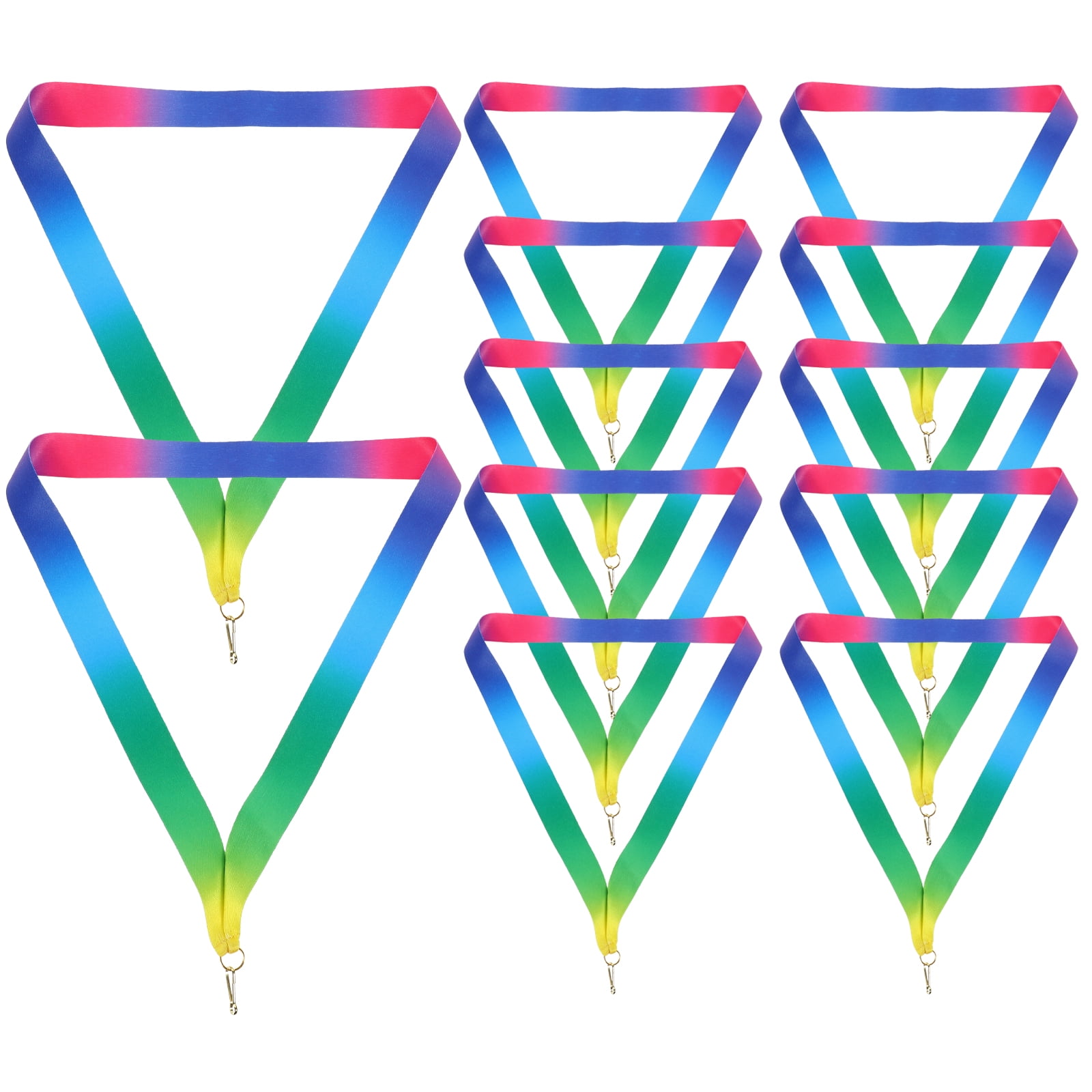 Eease 12pcs Sport Medal Ribbons Sports Meeting Award Ribbons ...