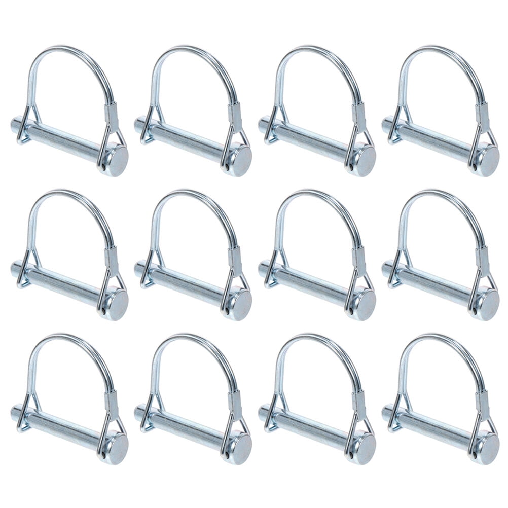 12 Pcs Lock Pin Coupler Shaft Locking Pin Shaft Locking Hitch Pin ...