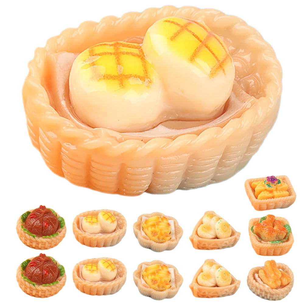 Eease 15pcs Miniature Food Model Doll House Chinese Food Snack Models ...