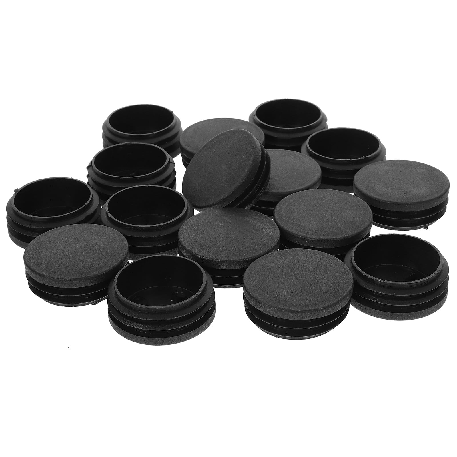 Eease 16pcs Round Tubing Plug Caps Tubing End Cap Plastic Plugs ...