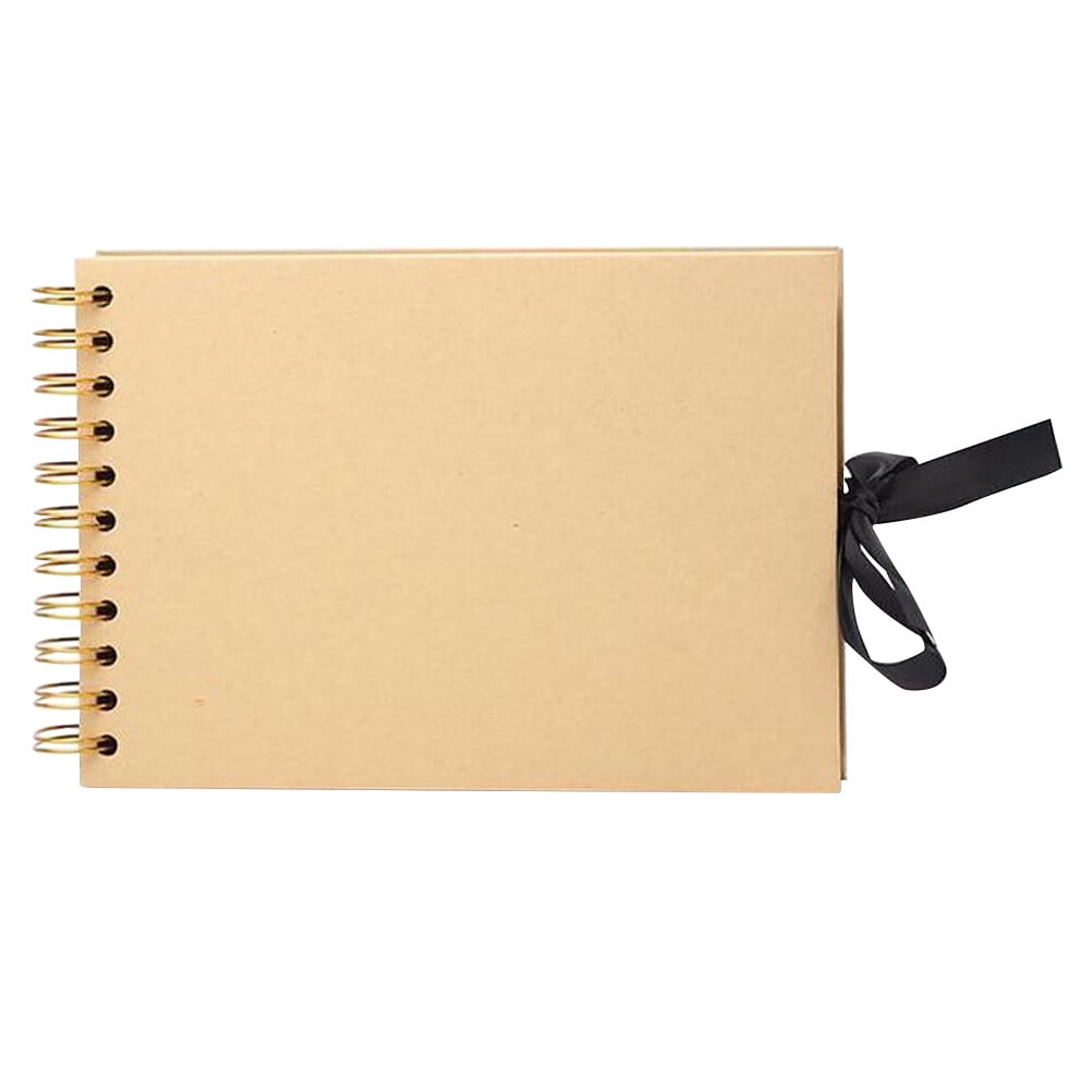Eease 1pc Creative DIY Scrapbook Photo Album A5 Photo Album with Ribbon ...